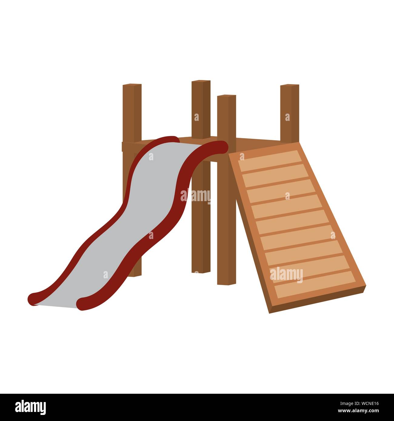 Adventure park slide Stock Vector Images - Alamy