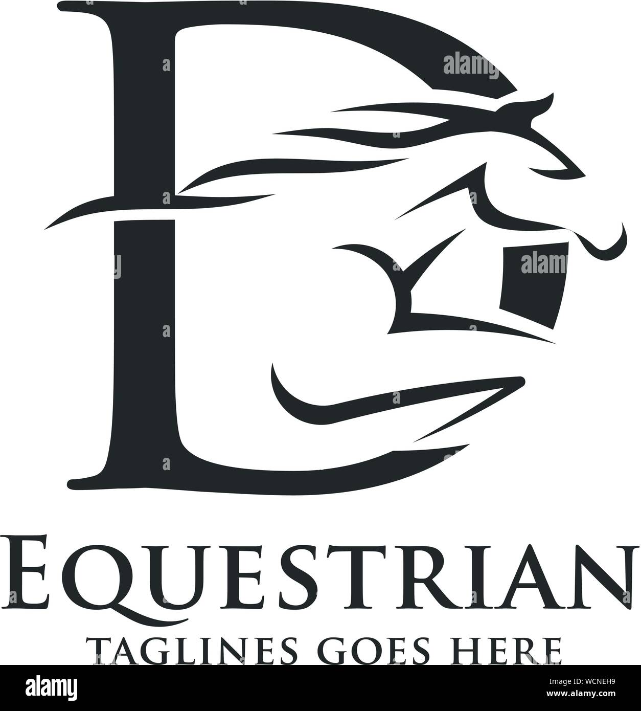 Stallion logo hi-res stock photography and images - Alamy