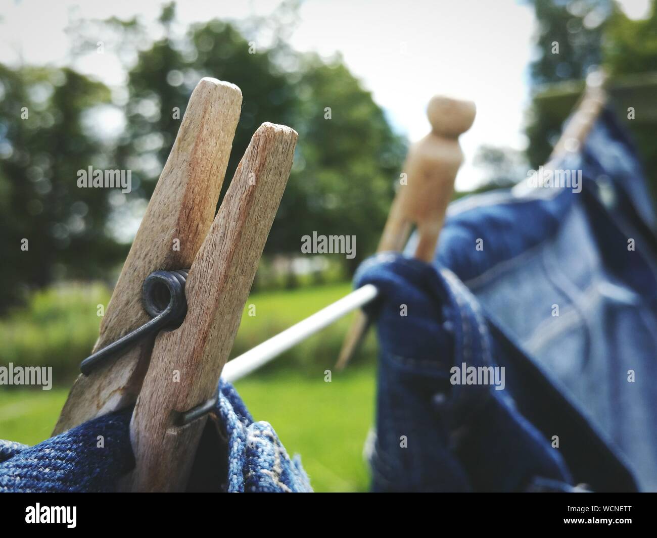 Clothes on rope hi-res stock photography and images - Alamy