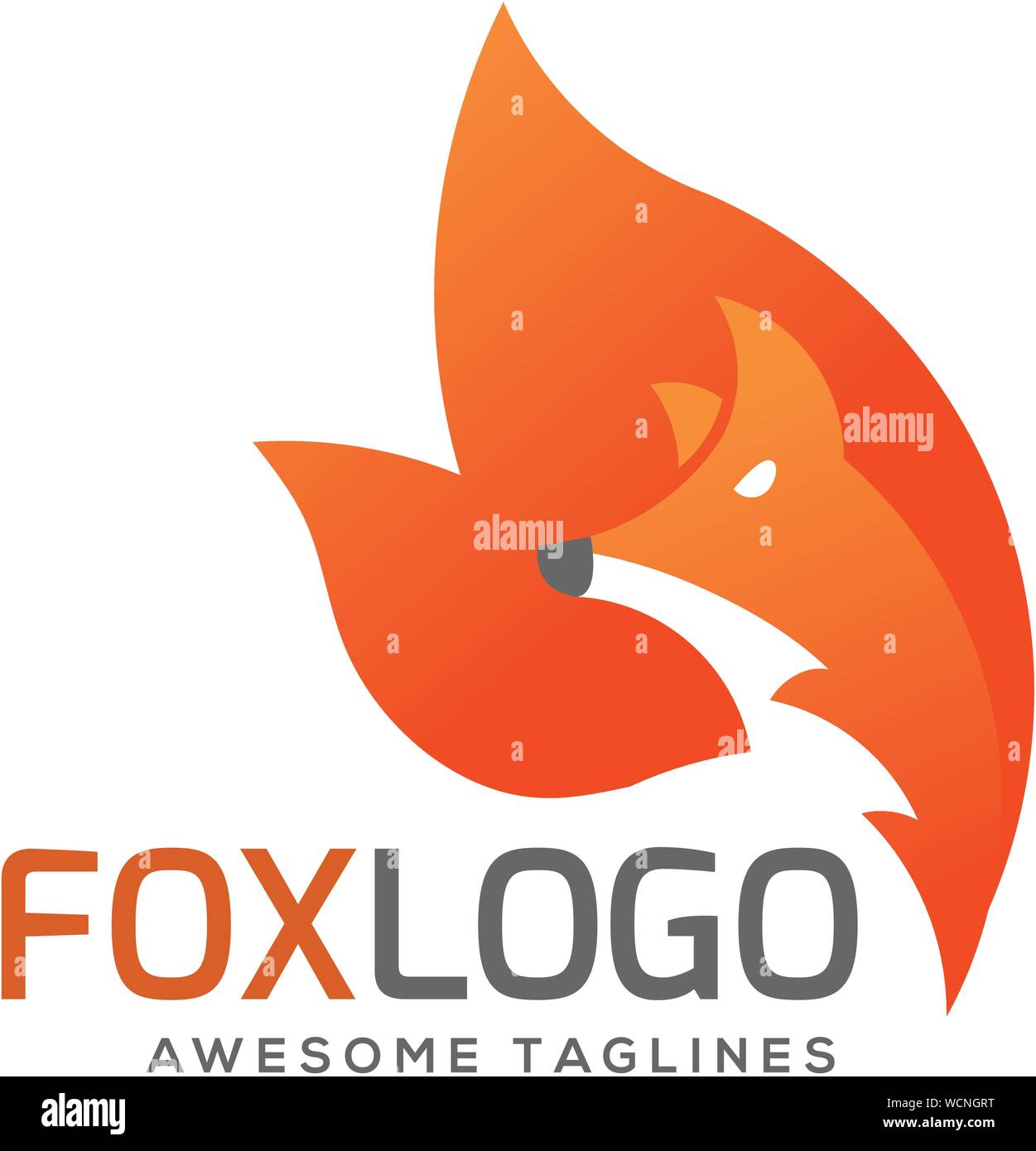 Modern fox design hi-res stock photography and images - Alamy