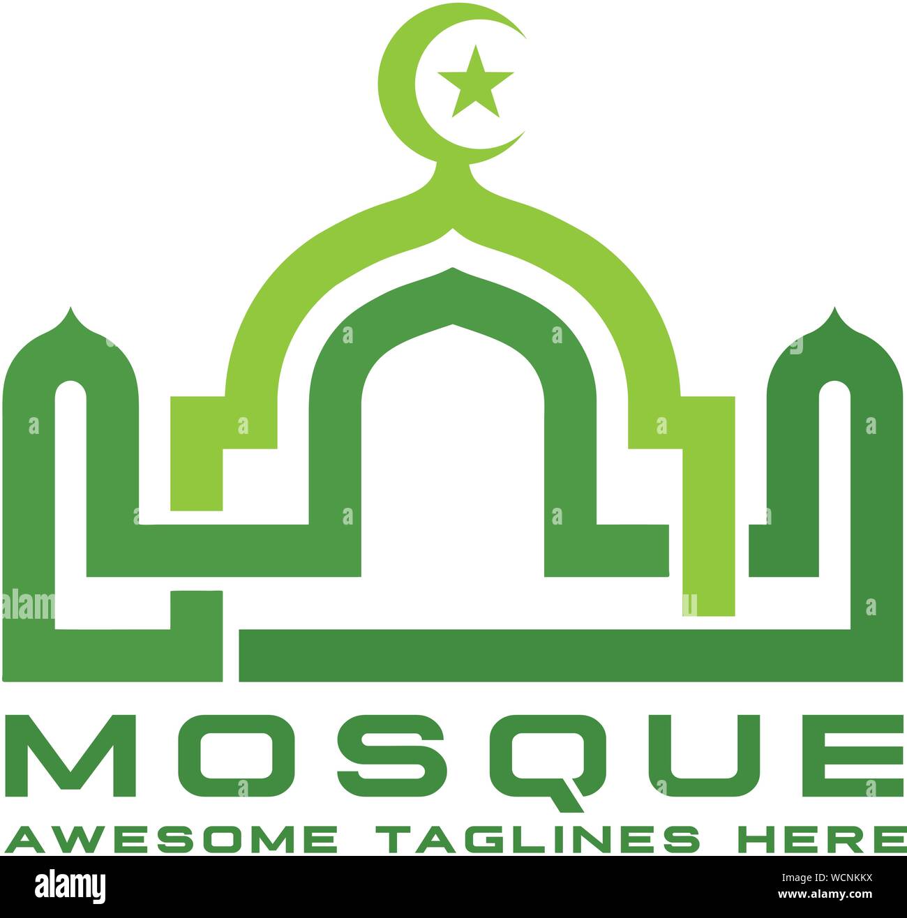 creative simple linear mosque illustration logo vector concept Stock ... creative simple linear mosque illustration logo vector concept Stock ...