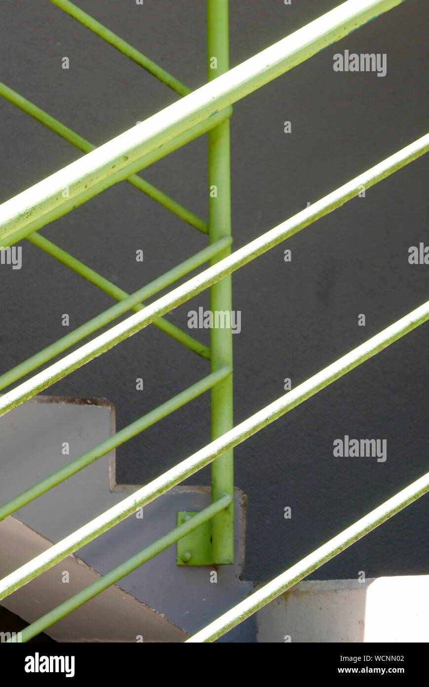 Green railings hi-res stock photography and images - Alamy