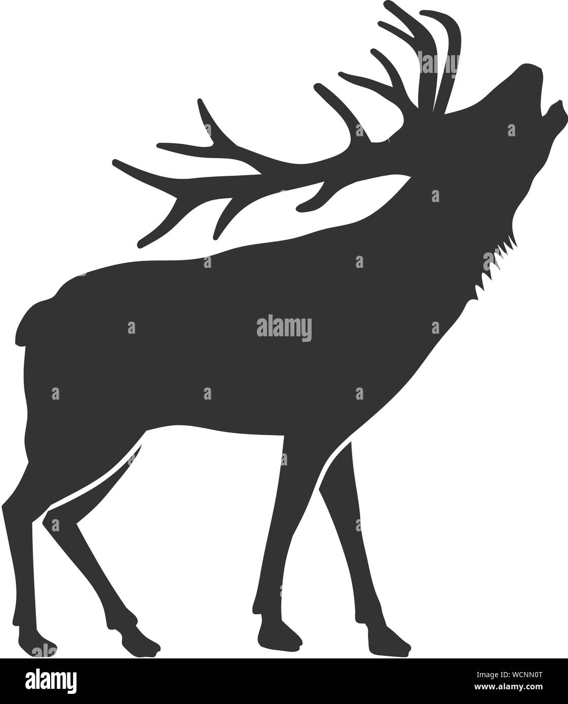 Stag drawn Stock Vector Images - Alamy