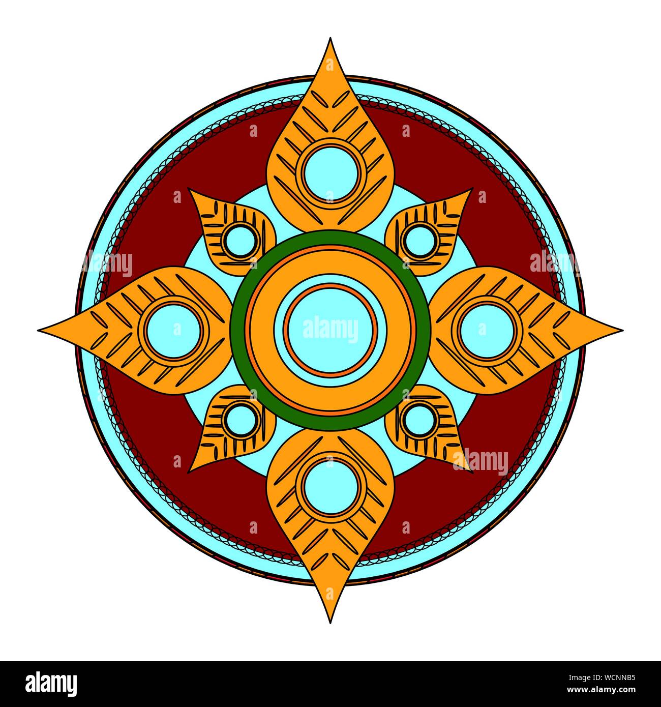 Person being zen Stock Vector Images - Alamy