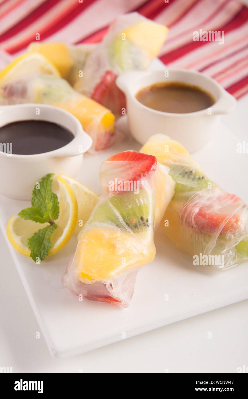Rolls and fruit hi-res stock photography and images - Alamy