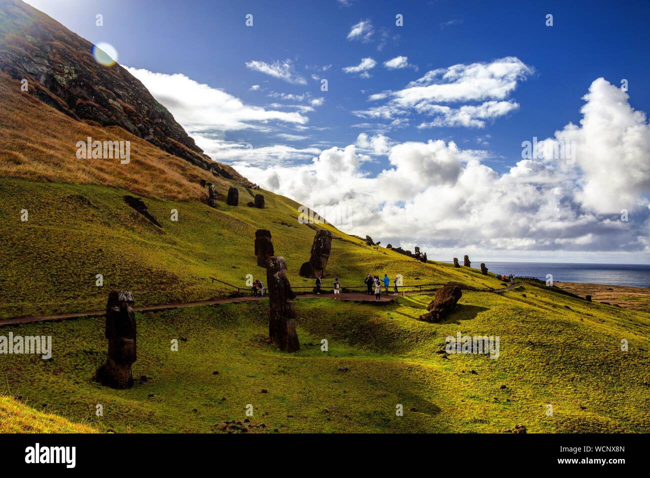 Easter island tourist hi-res stock photography and images - Alamy