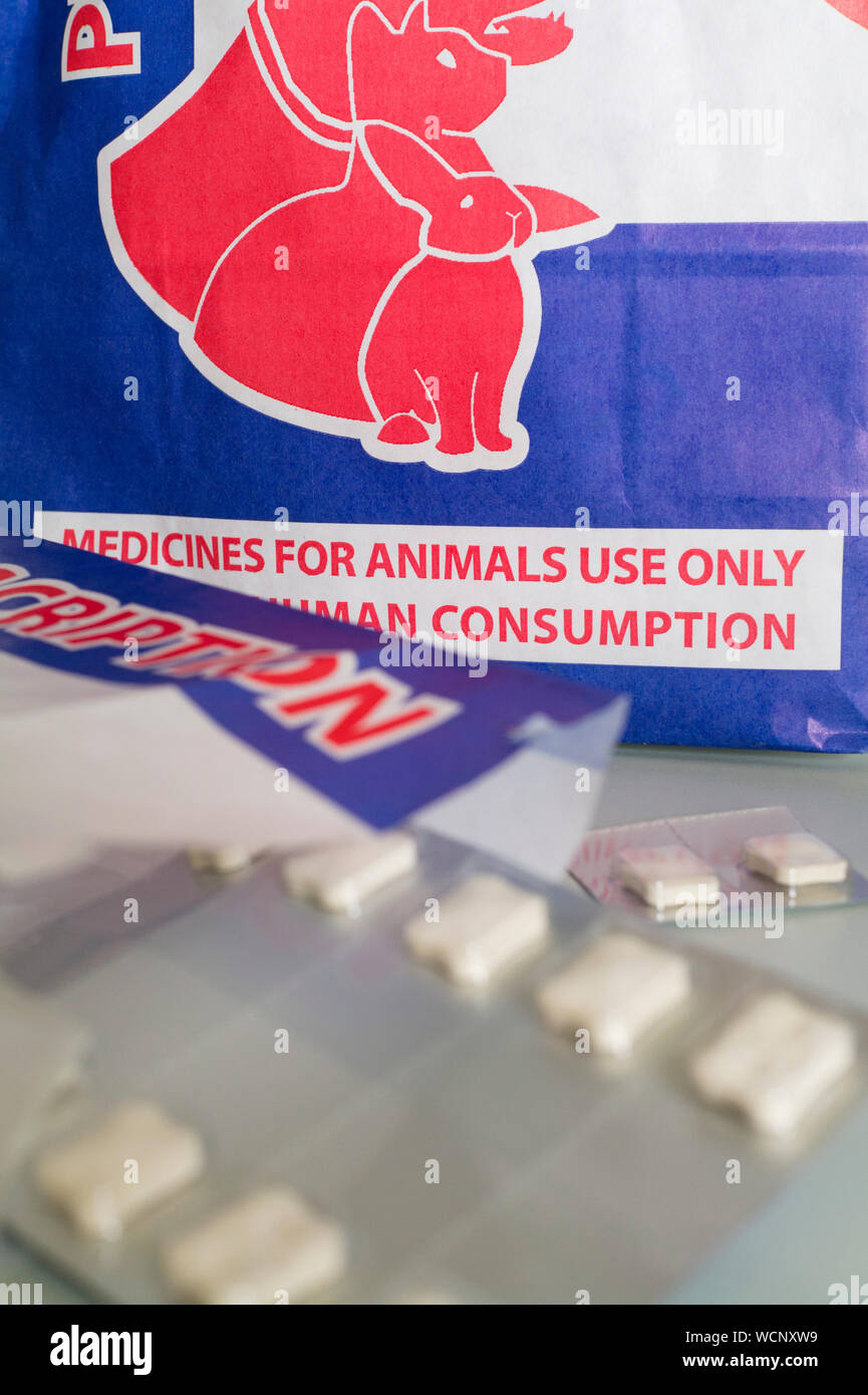 Prescription animal medication from Vet Stock Photo - Alamy