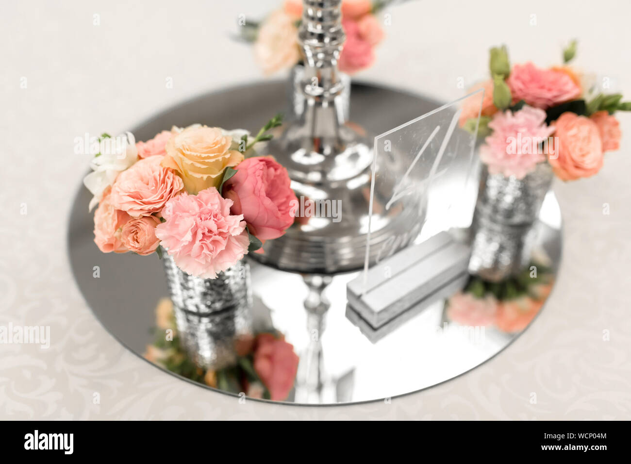Silver candle stand hi-res stock photography and images - Alamy
