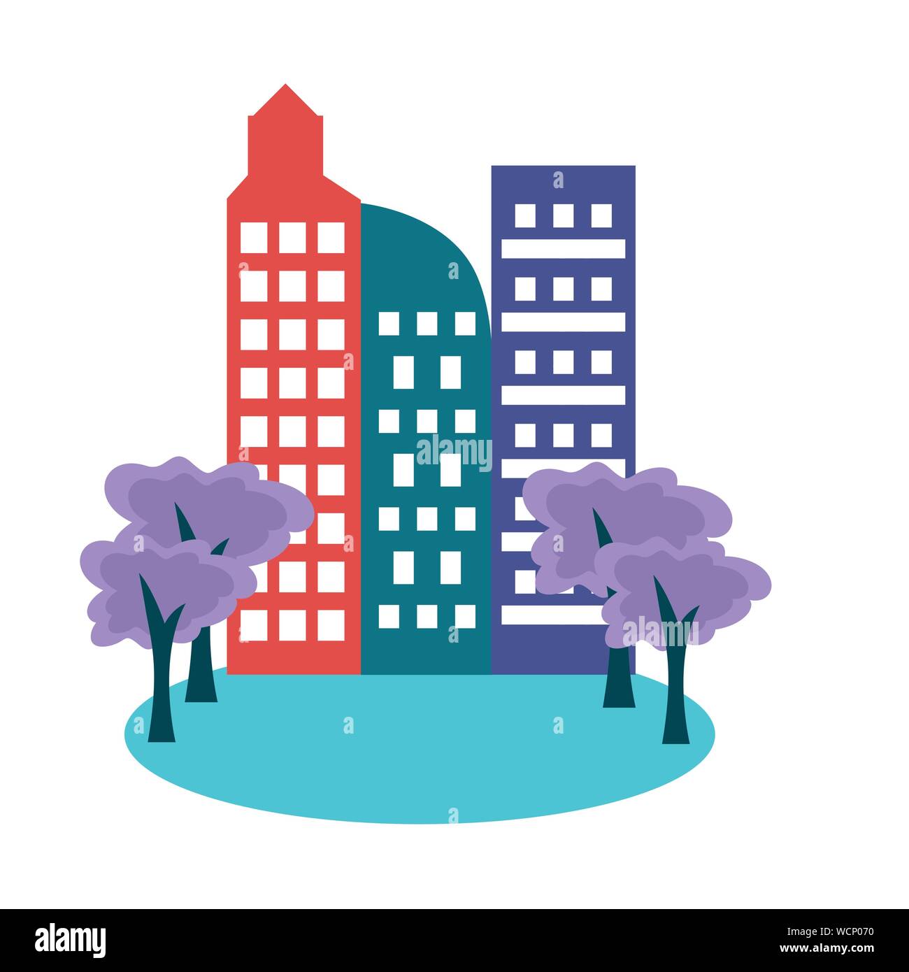Isolated city vector design Stock Vector Image & Art - Alamy