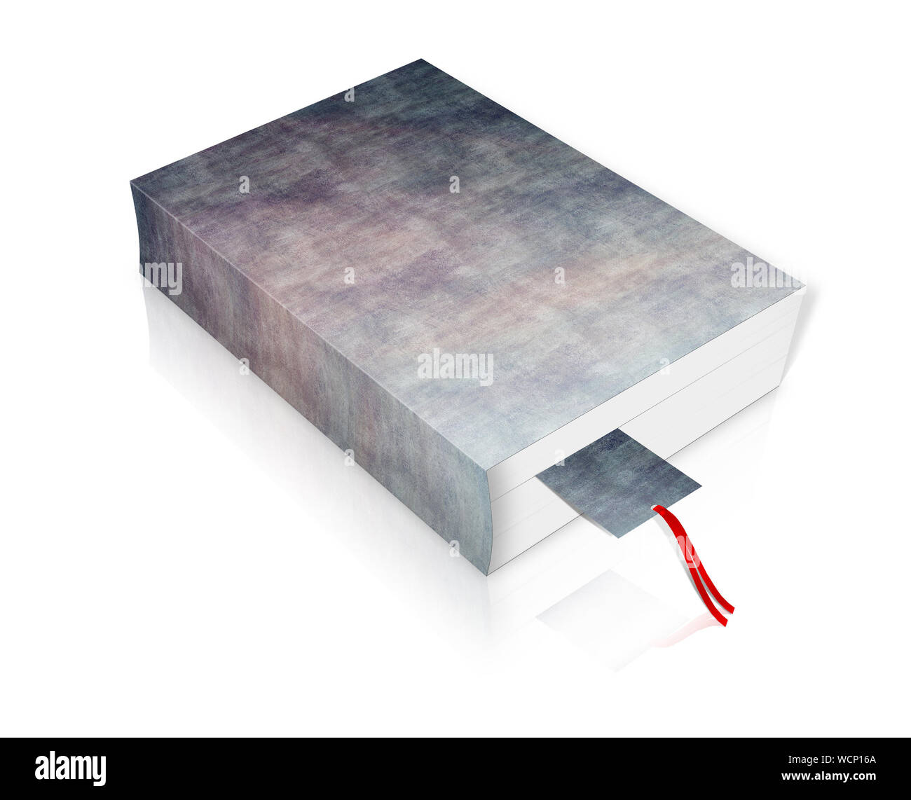 Illustration of big thick book isolated on white background Stock Photo ...