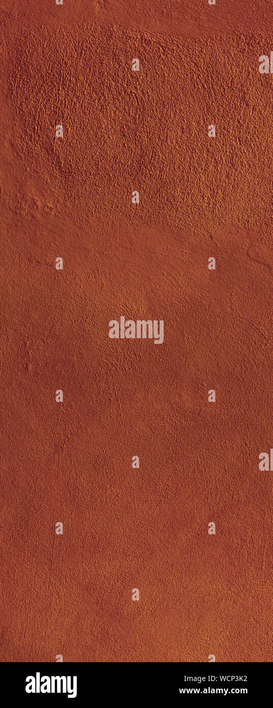 Red Rust Textured Rendered Wall - Stucco / Fresco effect with small ...