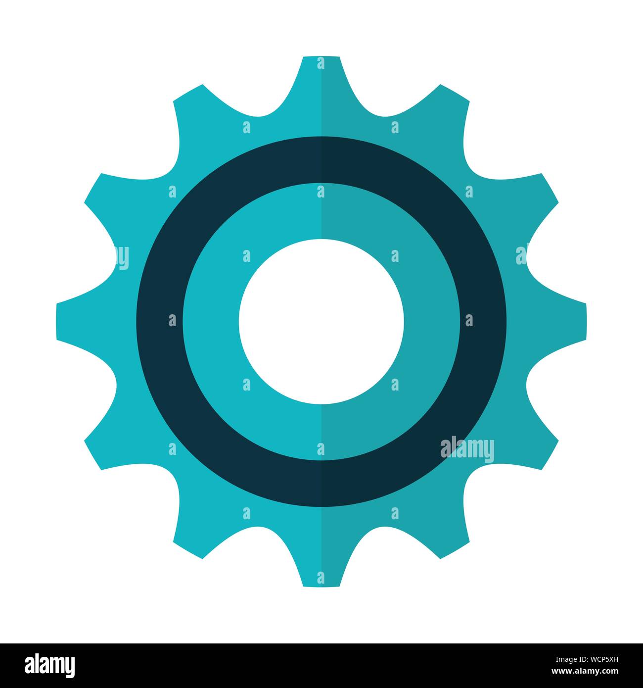 Isolated gear part design Stock Vector Image & Art - Alamy