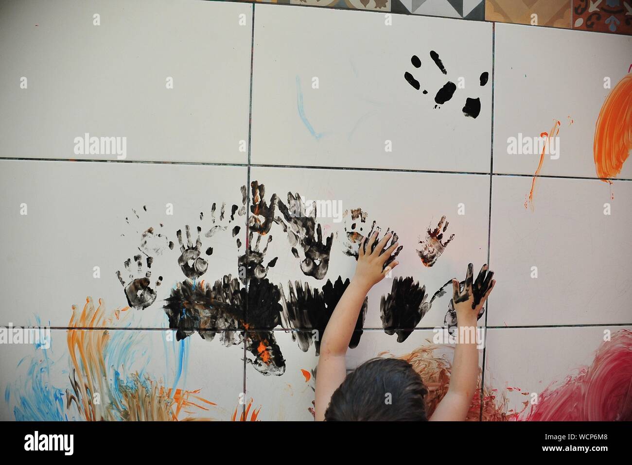 Black Handprint On White High Resolution Stock Photography and Images ...