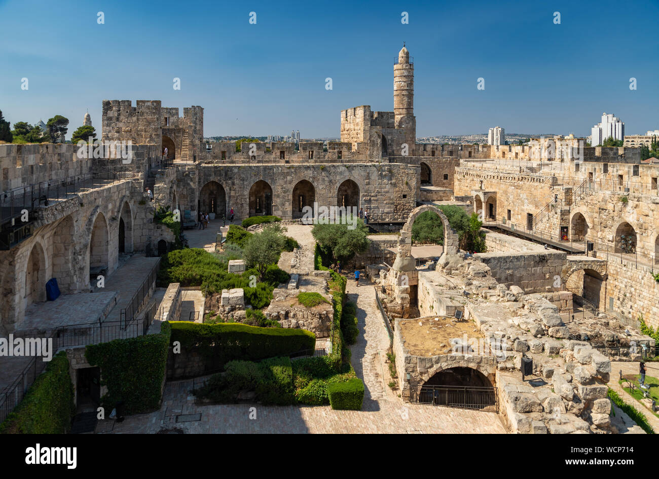 A picture of the interior of the Tower of David Stock Photo - Alamy