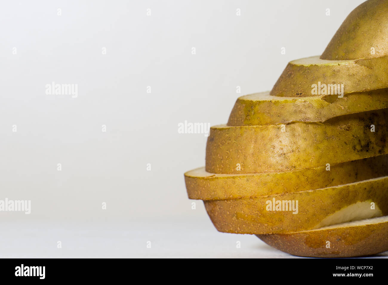 Pear sliced cut out hi-res stock photography and images - Alamy