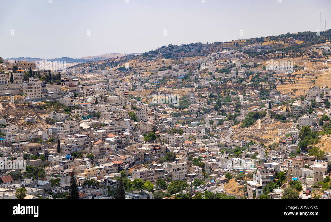 A picture of the Southern Neighborhoods of Jerusalem Stock Photo - Alamy