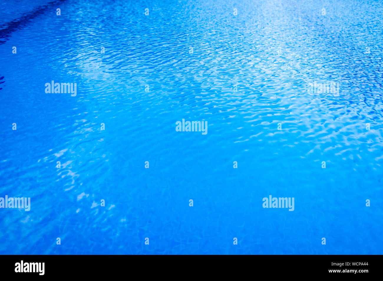 Tiled bottom in a pool Stock Photo - Alamy
