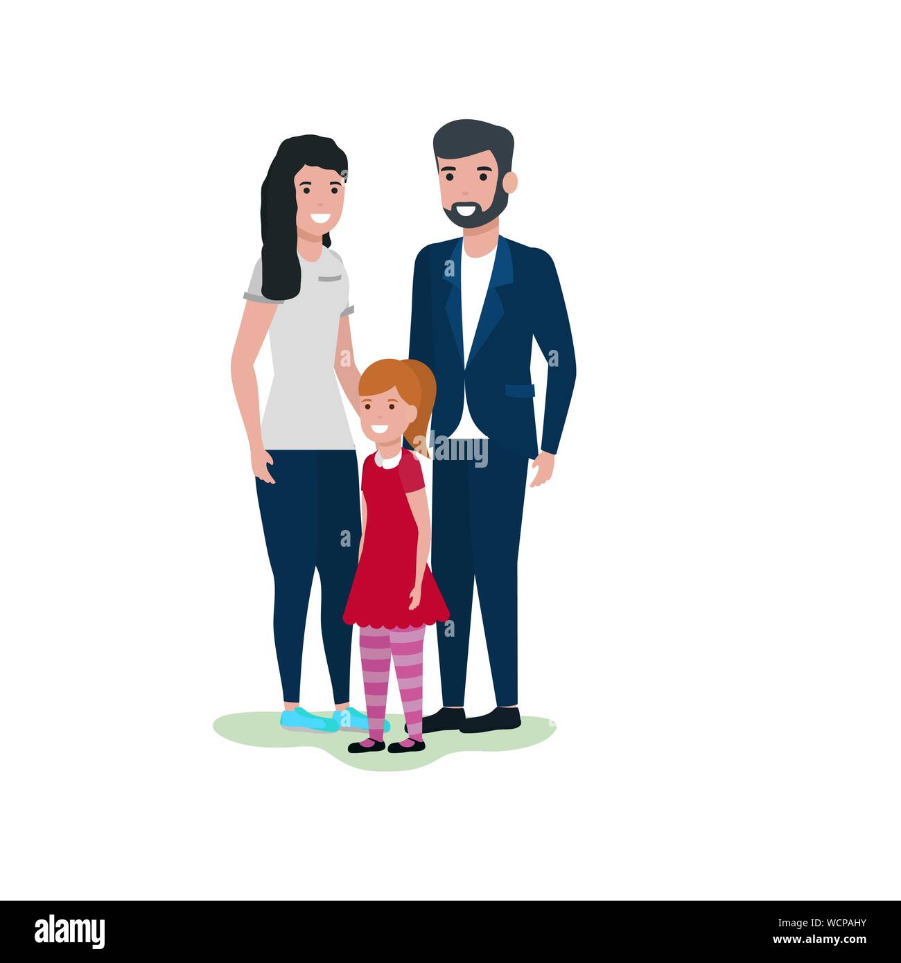 Isolated family members vector design Stock Vector Image & Art - Alamy