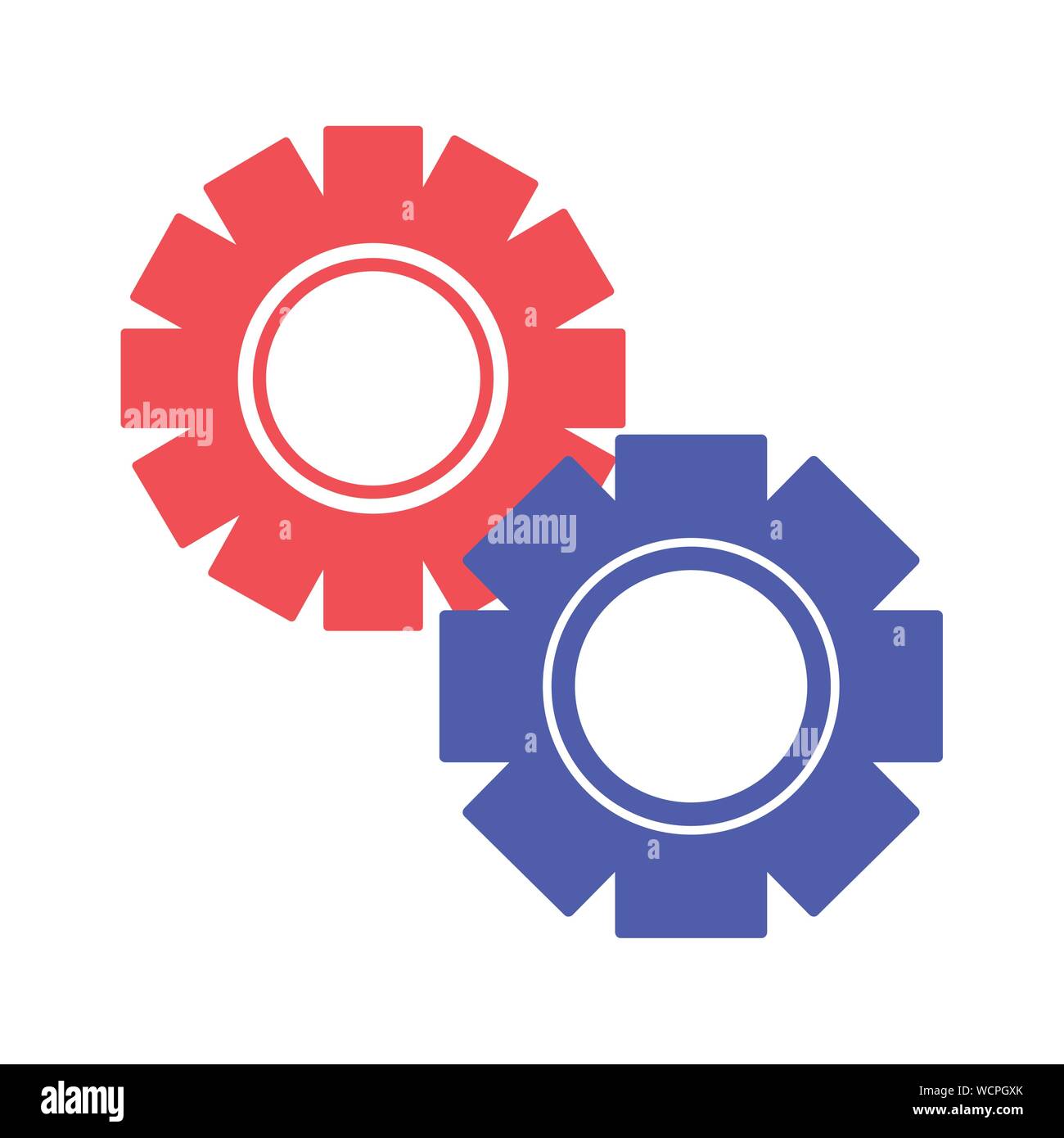 Isolated gear part design Stock Vector Image & Art - Alamy