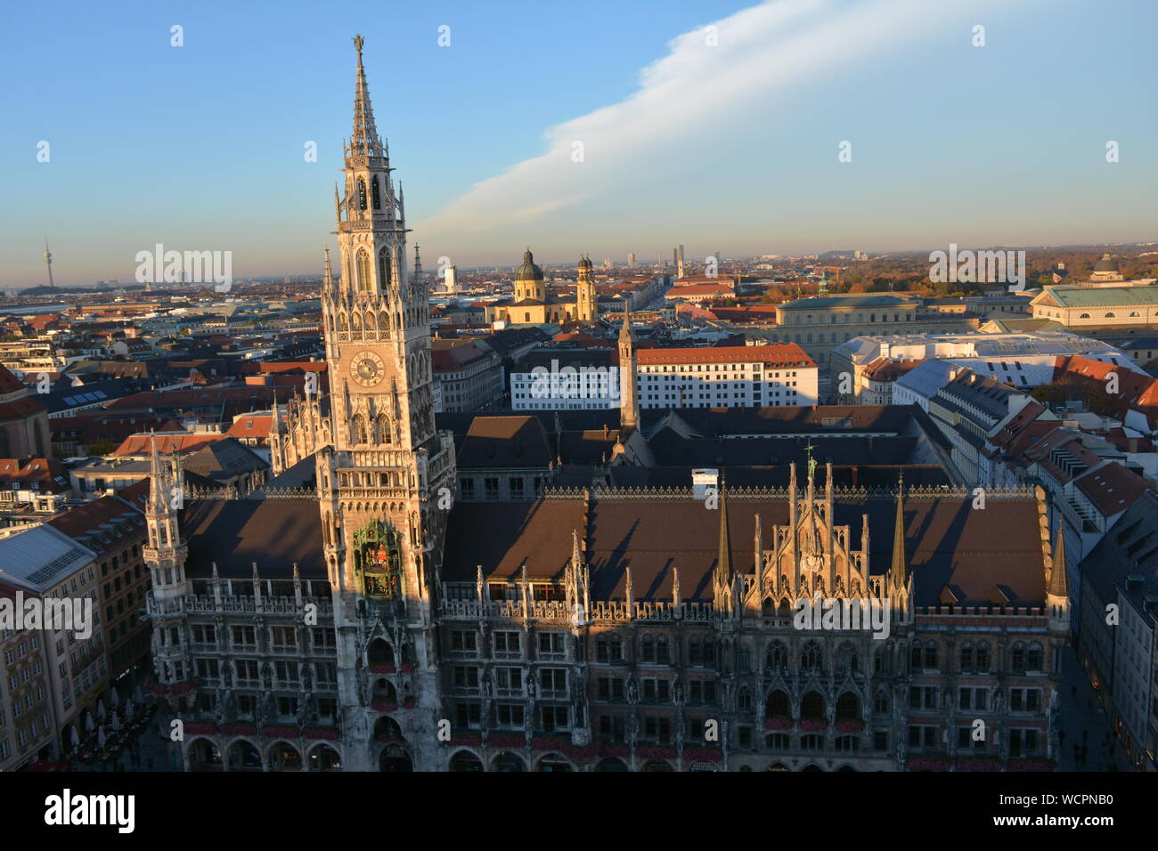 Munich marienplatz aerial hi-res stock photography and images - Alamy