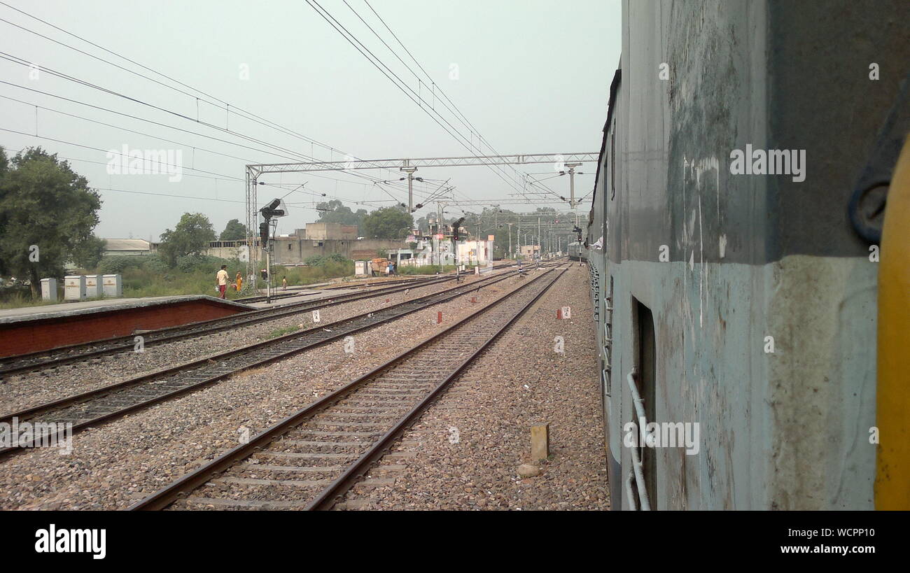 Freight train on railroad through hi-res stock photography and images ...