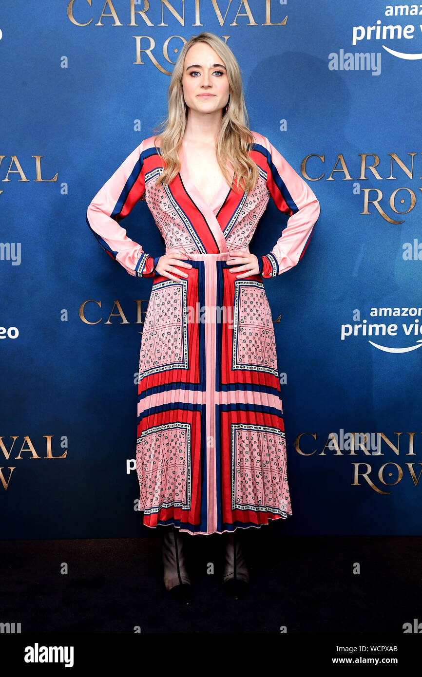 Anna Rust attending the London Screening of the Amazon Original series ...