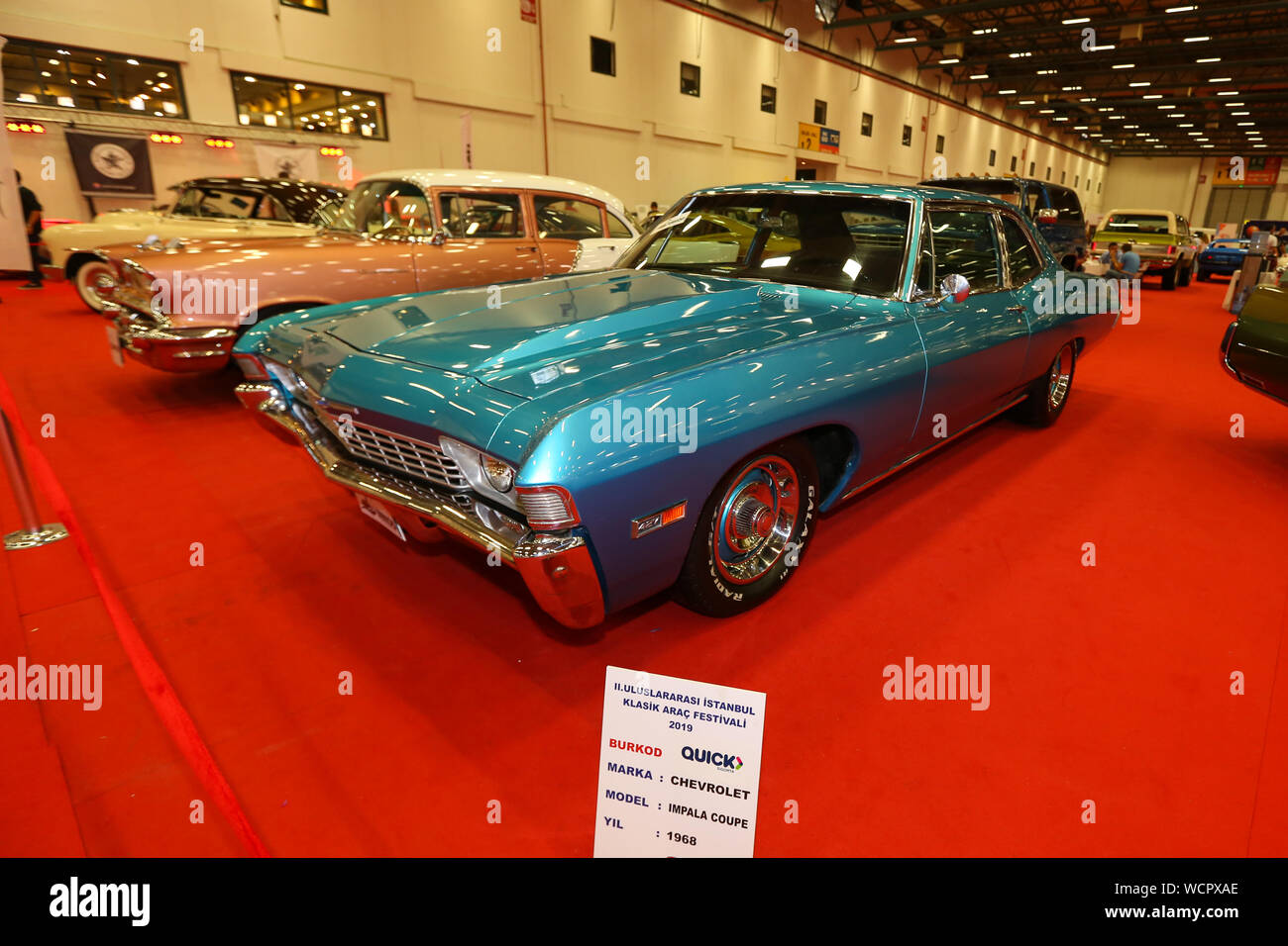 ISTANBUL, TURKEY - JUNE 29, 2019: Chevrolet Impala display at Istanbul ...