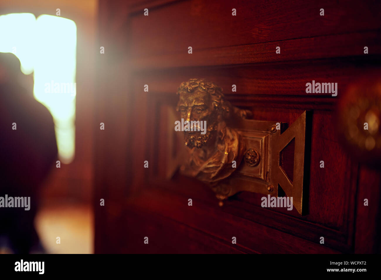 Doorknob with a human form on a luxurious home Stock Photo - Alamy