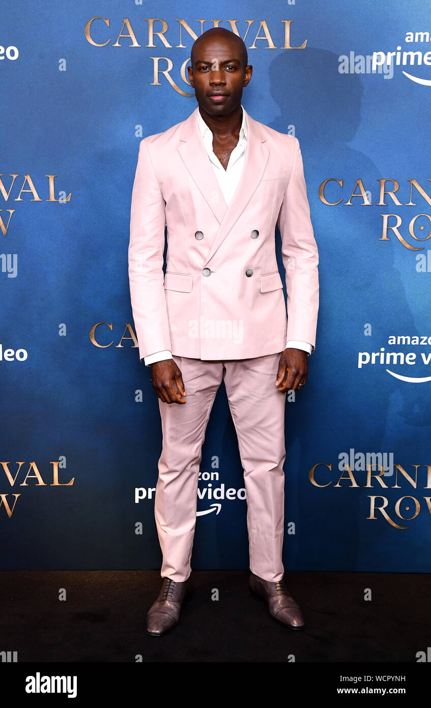 David Gyasi attending the London Screening of the Amazon Original ...