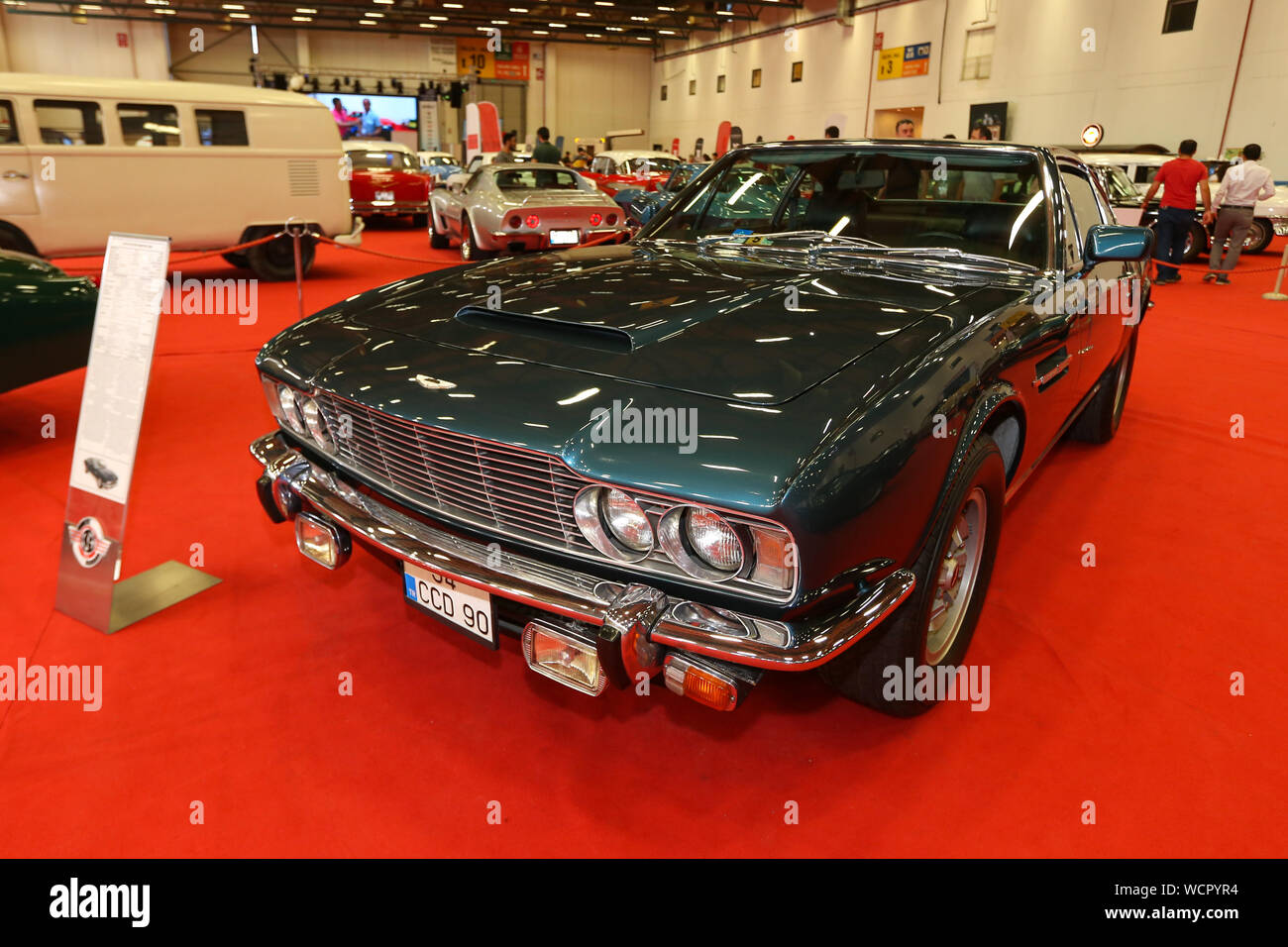 ISTANBUL, TURKEY - JUNE 29, 2019: Classic car display at Istanbul ...
