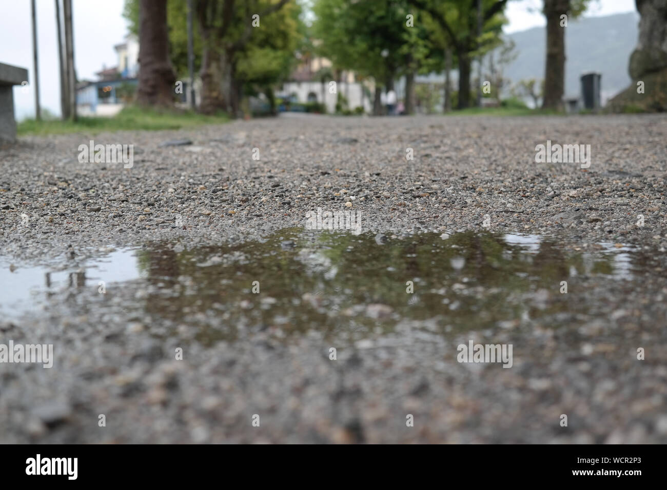 Close up puddle on ground hi-res stock photography and images - Alamy