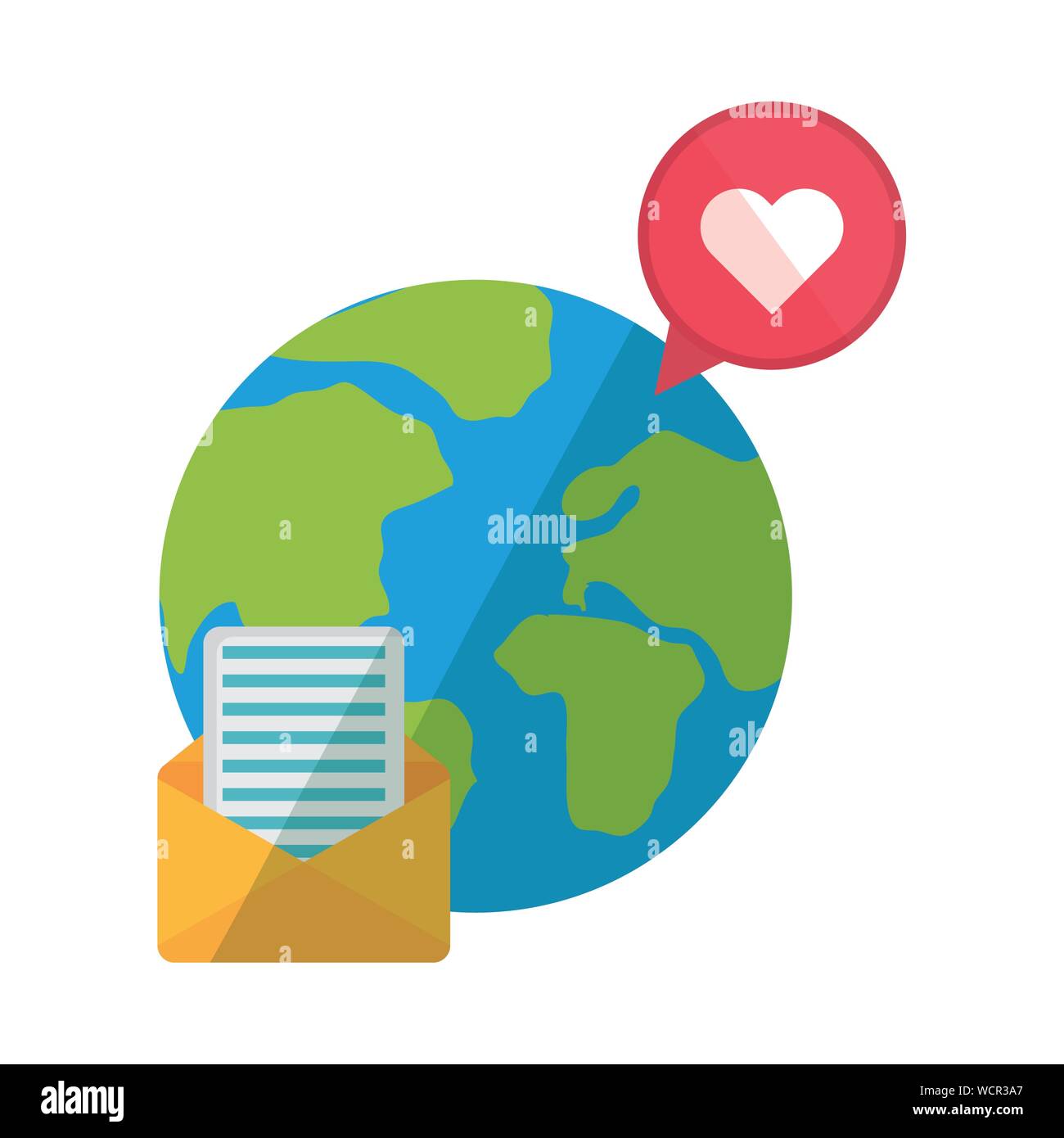 Envelope message vector design Stock Vector Image & Art - Alamy