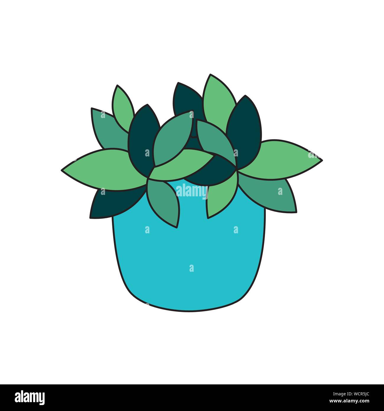 Isolated plant inside pot vector design Stock Vector Image & Art - Alamy