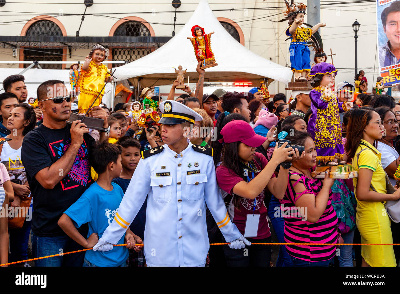 The Fluvial Procession, Dinagyang Festival, Iloilo City, Panay Island ...