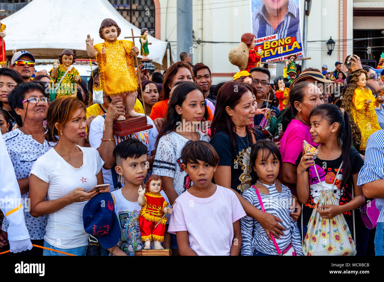 The Fluvial Procession, Dinagyang Festival, Iloilo City, Panay Island ...