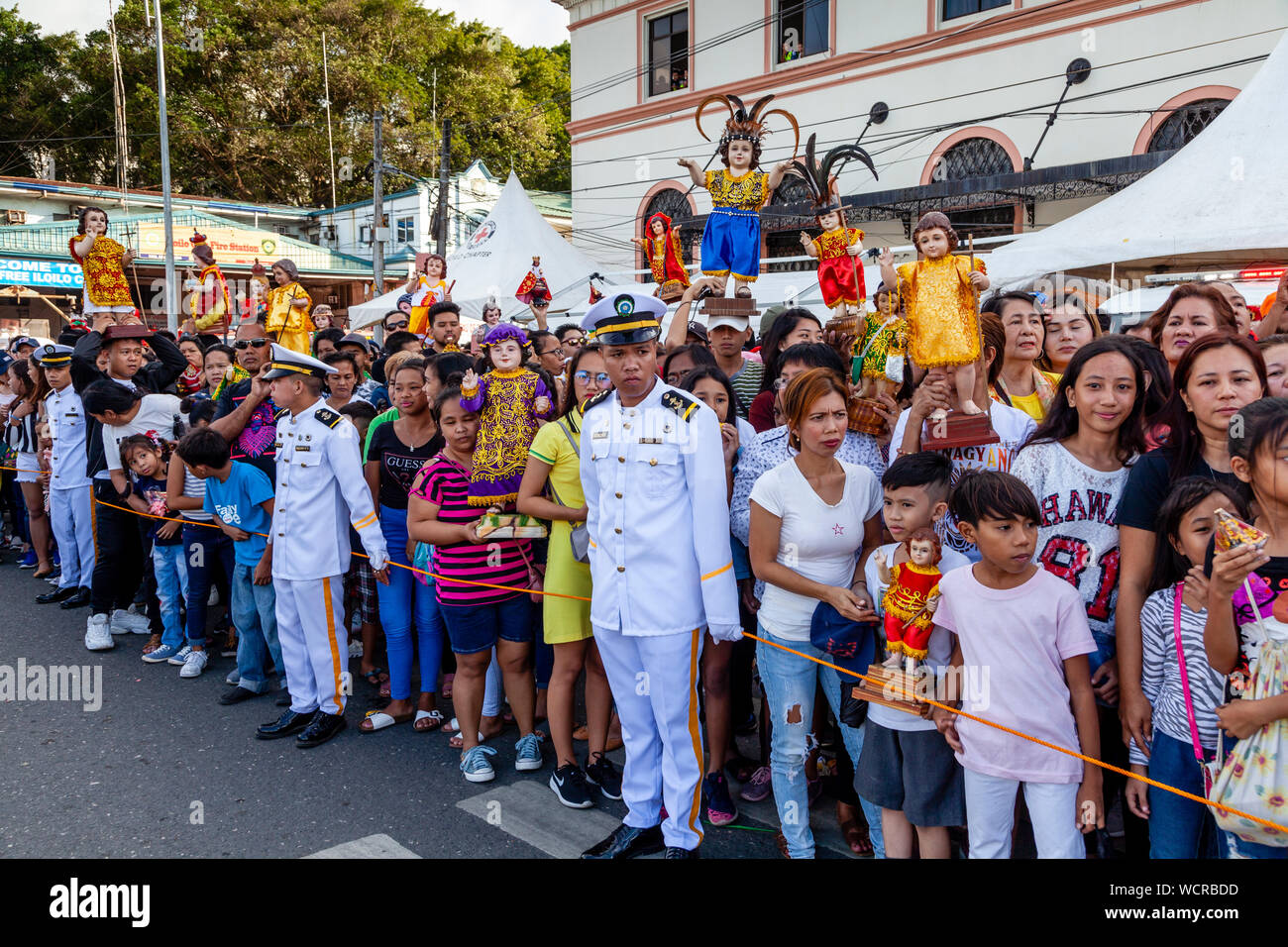 The Fluvial Procession, Dinagyang Festival, Iloilo City, Panay Island ...