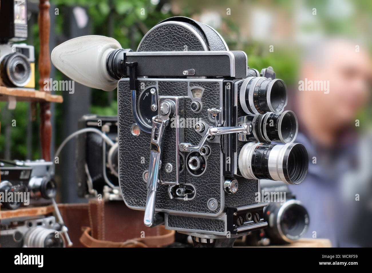 Old camera stall hi-res stock photography and images - Alamy