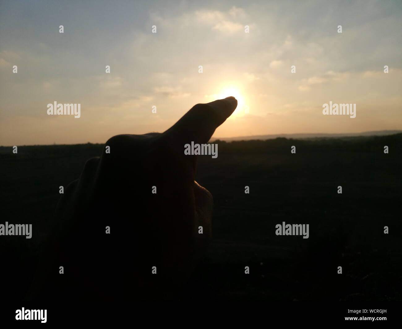 Pointing into the sun hi-res stock photography and images - Alamy