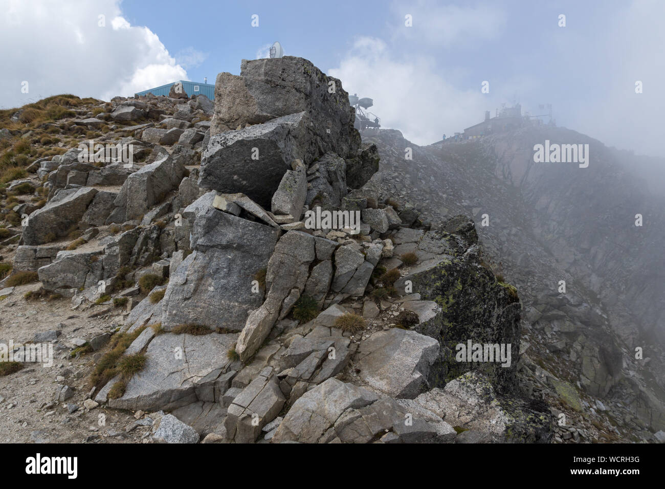 Amazing Landscape from Musala peak, Rila mountain, Bulgaria Stock Photo ...
