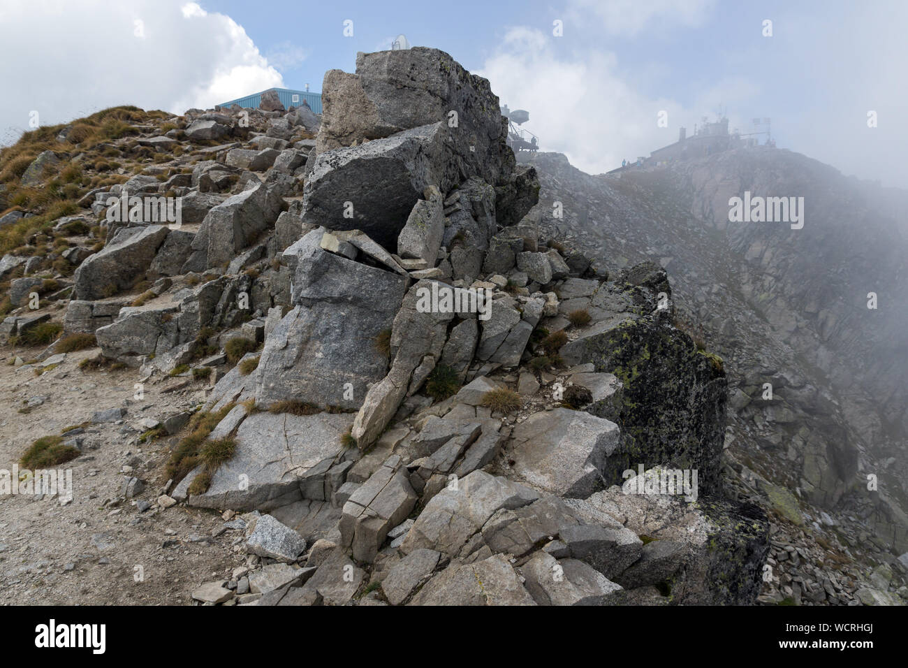 Amazing Landscape from Musala peak, Rila mountain, Bulgaria Stock Photo ...