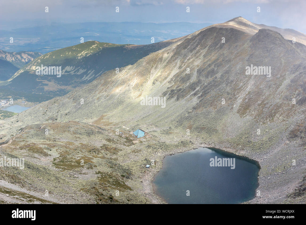 Amazing Landscape from Musala peak, Rila mountain, Bulgaria Stock Photo ...