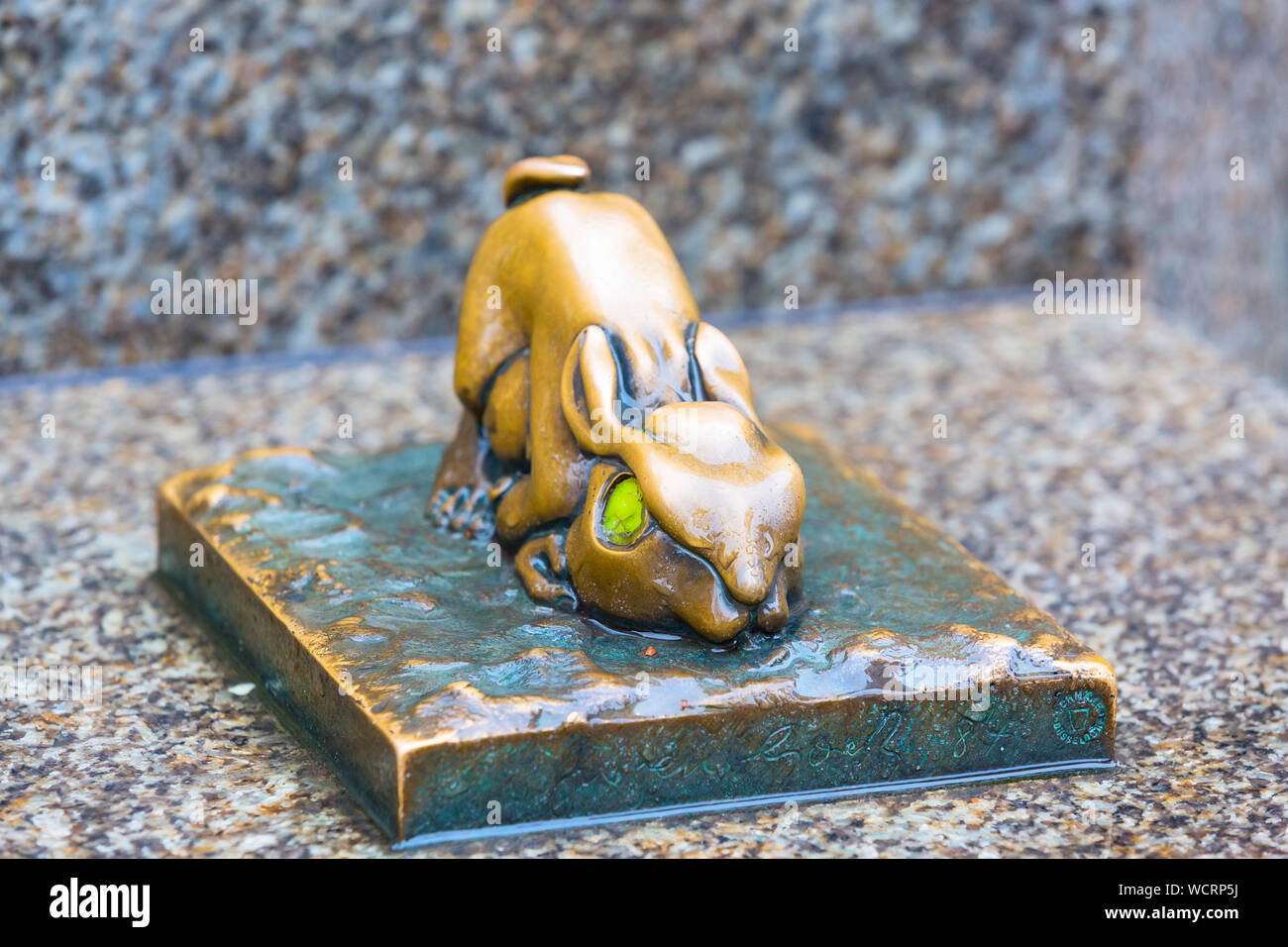 Nuremberg, Germany - December 24, 2016: detail of Rabbit sculpture Der ...