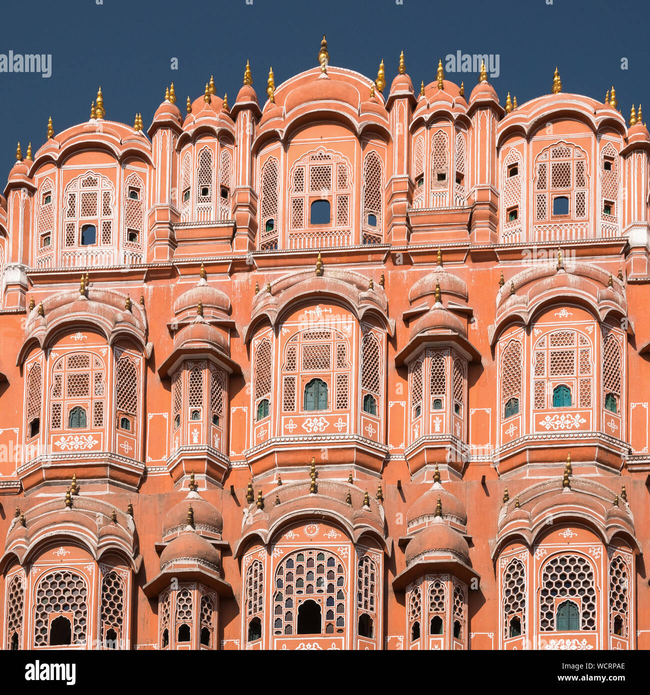 Hawa Mahal, Wind Palace in Jaipur, Rajasthan, India, Asia Stock Photo ...