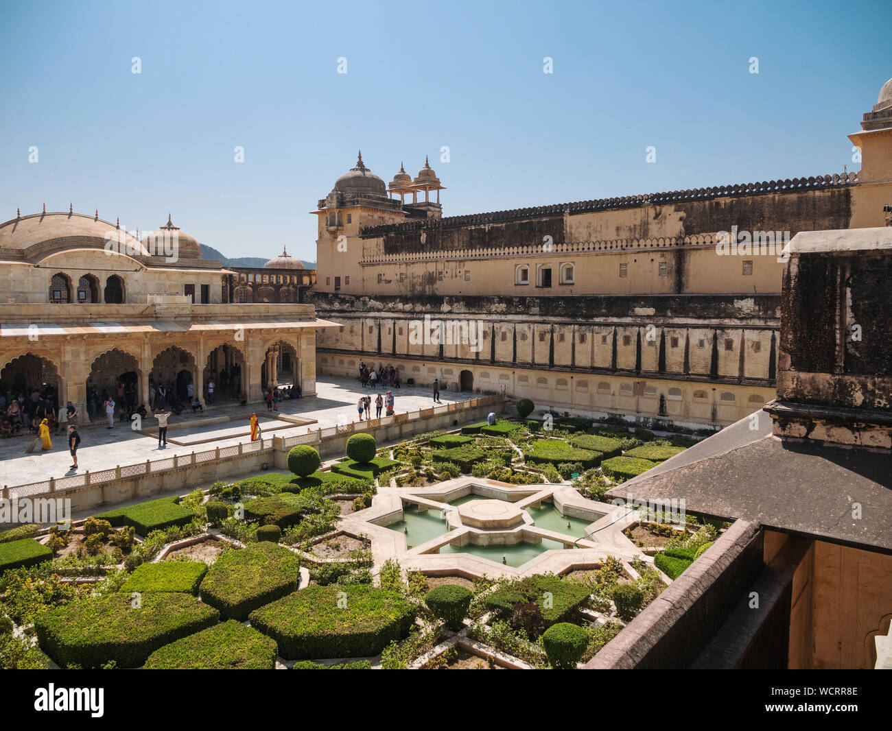 Mughal Garden, Amer Fort, Amer, Rajasthan, India, Asia Stock Photo - Alamy