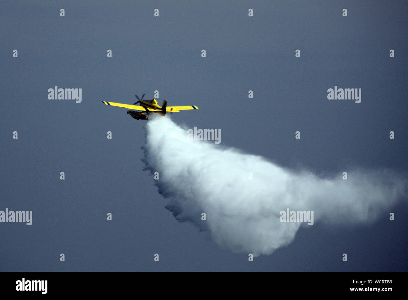 Plane Smoke Trail High Resolution Stock Photography and Images - Alamy