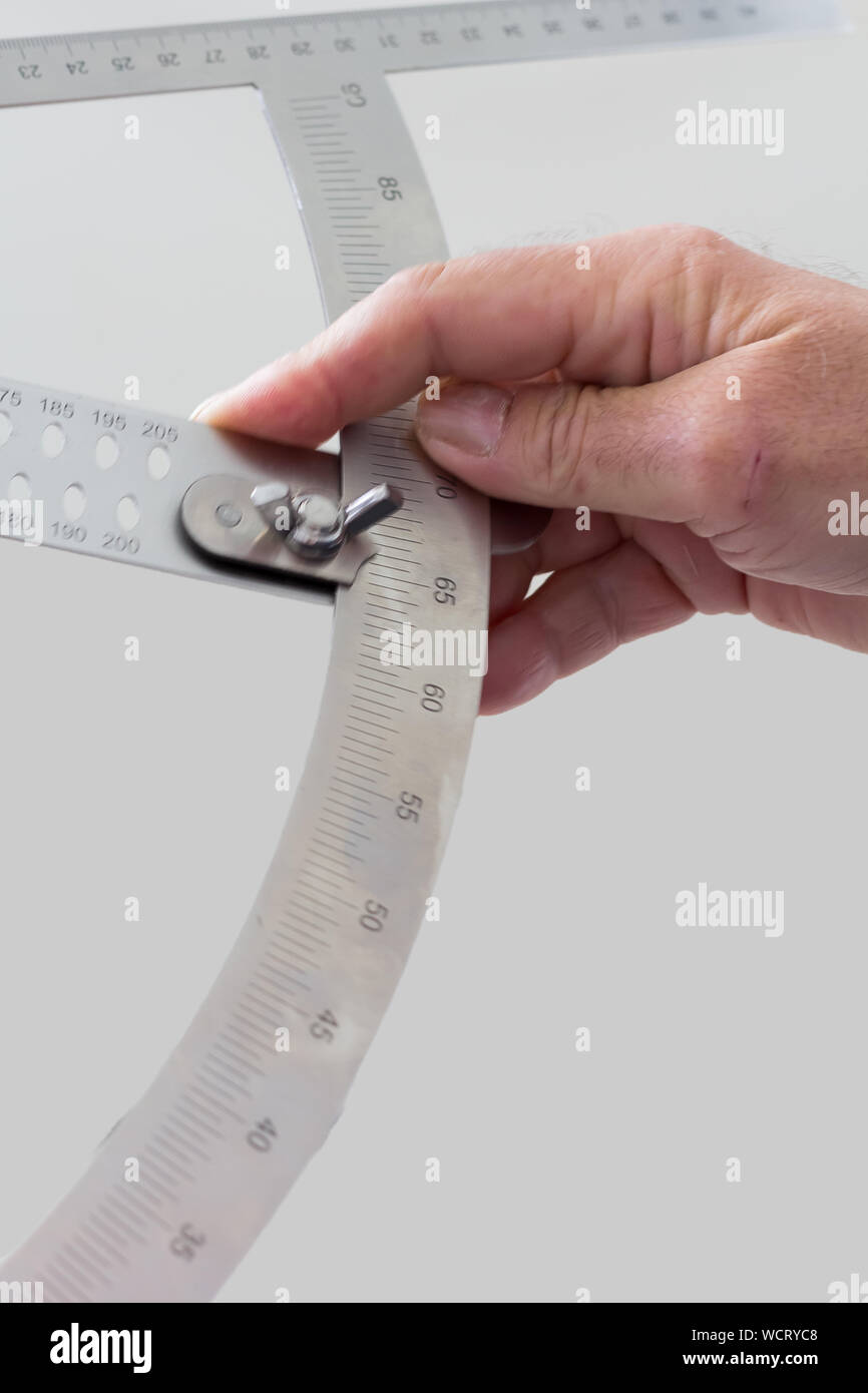 Body measuring ruler hi-res stock photography and images - Alamy