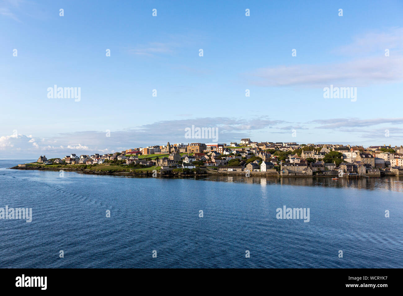 Lerwick from, MV Hrossey ferry NorthLink Ferries, Shetland, Scotland ...