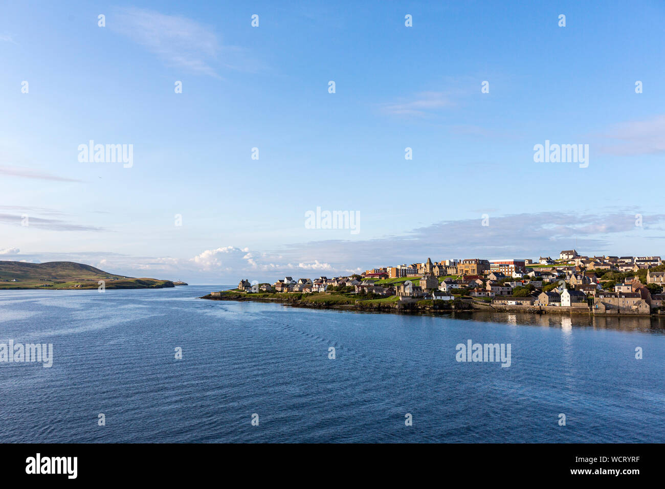 Lerwick from, MV Hrossey ferry NorthLink Ferries, Shetland, Scotland ...