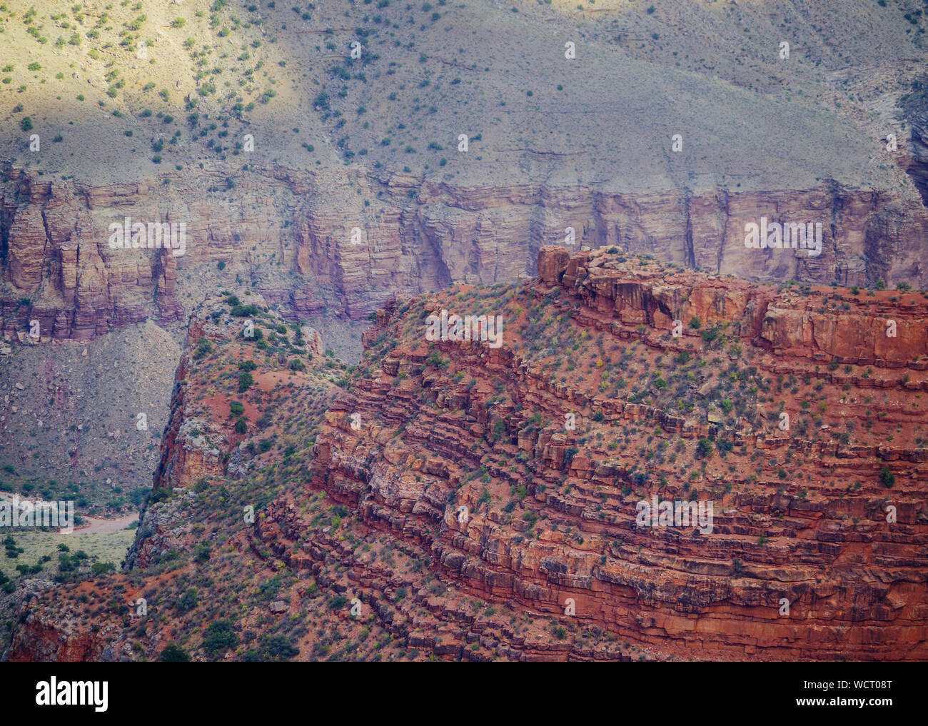 Aerial View Of Cliff Stock Photo - Alamy