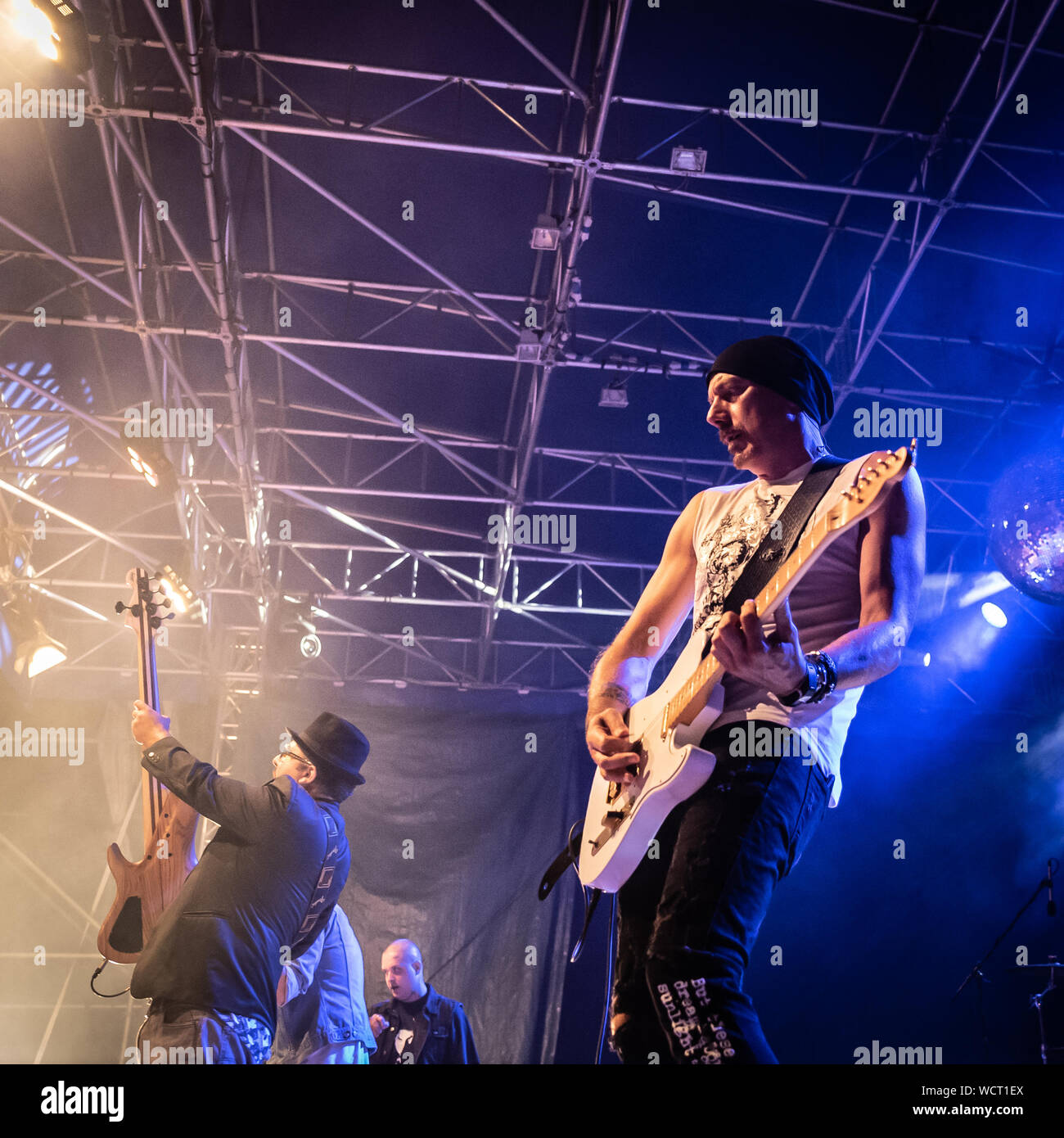 Bergamo, Italy - August 24, 2019: The Italian musical project organized ...